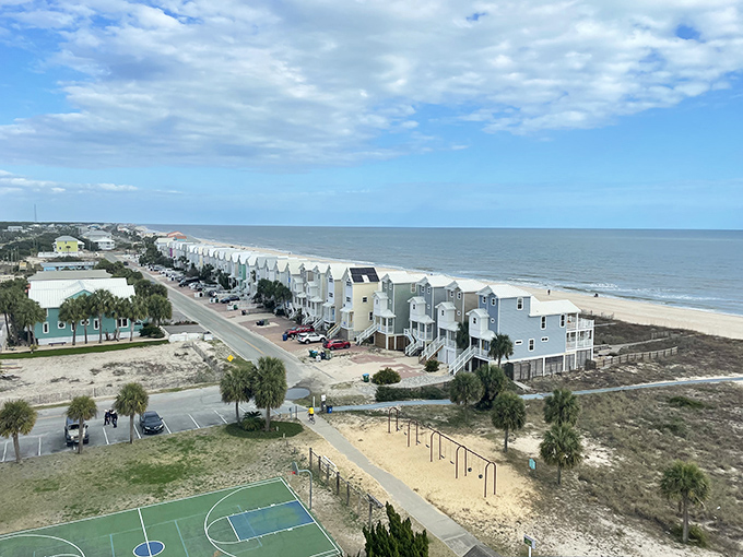 St. George Island's pristine beaches and coastal homes offer a glimpse of Old Florida charm, where development takes a backseat to natural beauty.