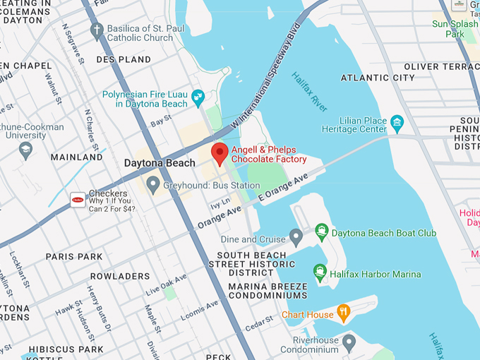 angell phelps chocolate factory 10 map