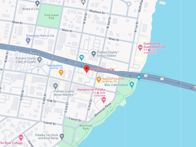 angels dining car 10 map
