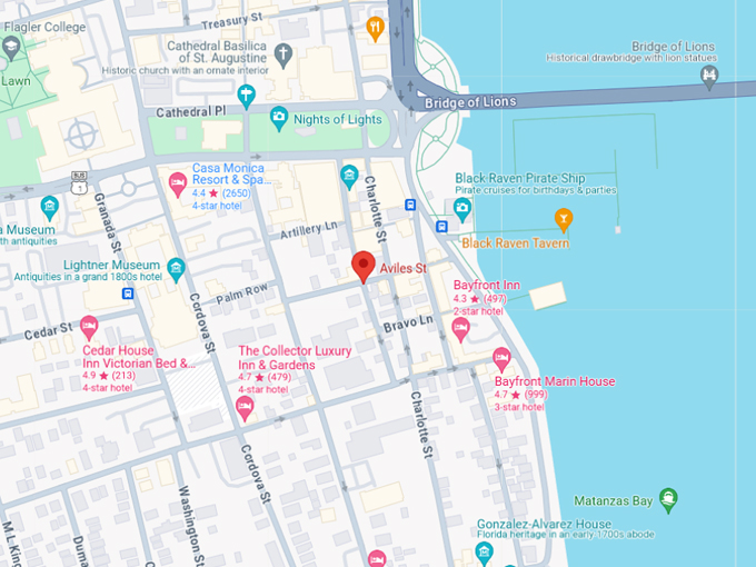 aviles street 11 map