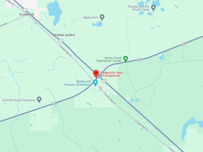barberville yard art emporium 10 map