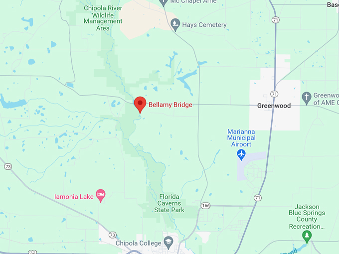 bellamy bridge 10 map