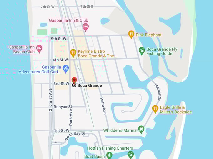 boca grande 10 map