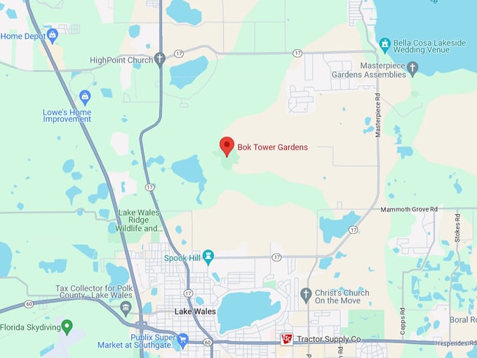 bok tower gardens camellia path 10 map