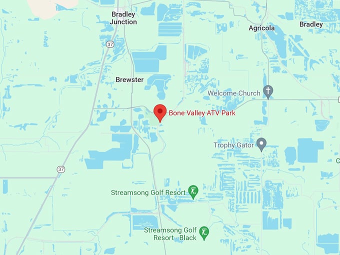 bone valley atv park 10 map