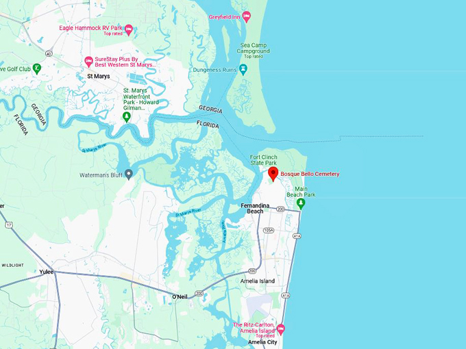bosque bello cemetery 10 map