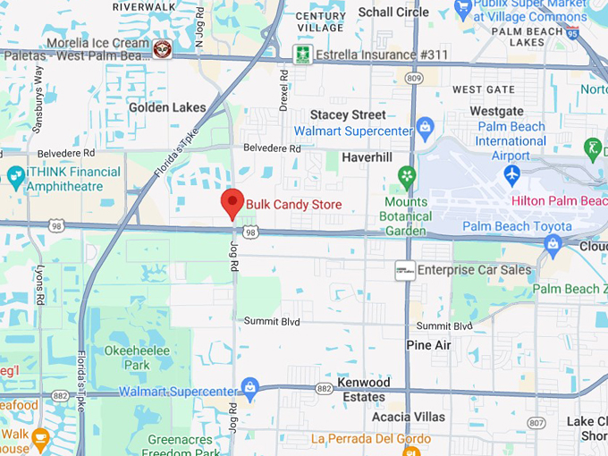 bulk candy store museum 10 map