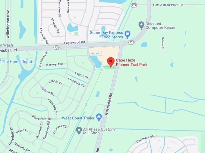 cape haze pioneer trail 10 map