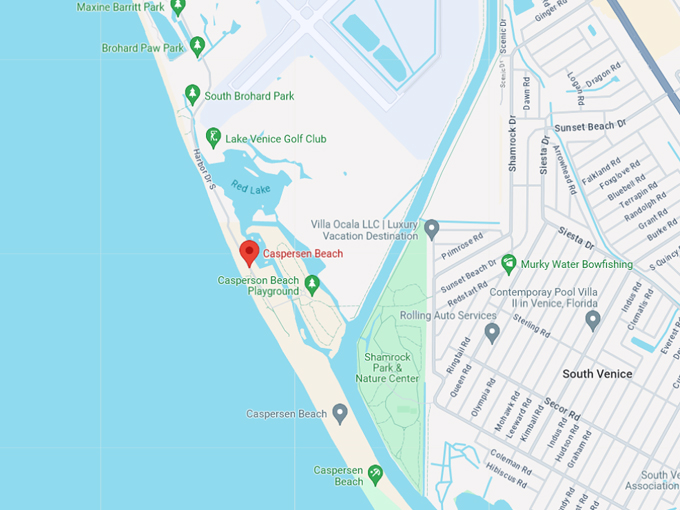 caspersen beach 10 map