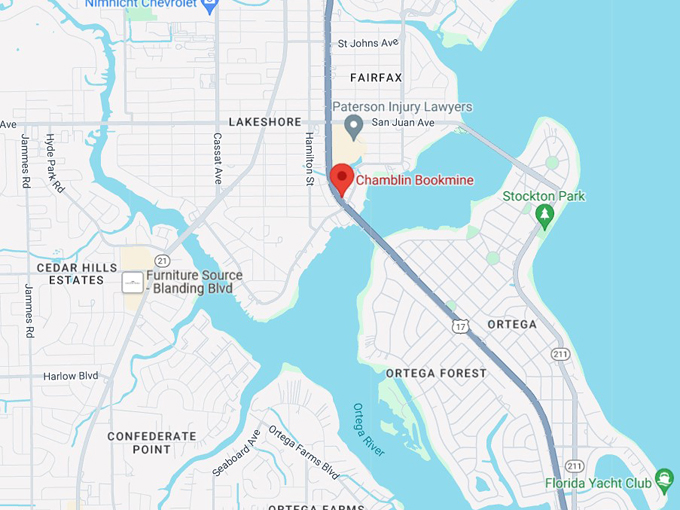 chamblin bookmine 10 map