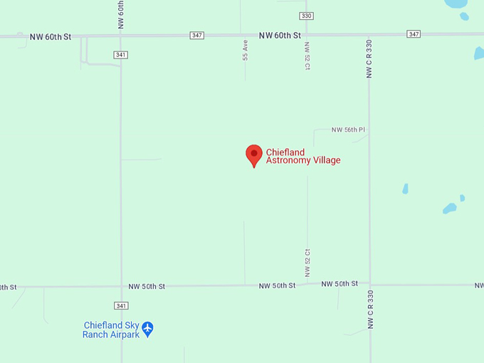 chiefland astronomy village 10 map