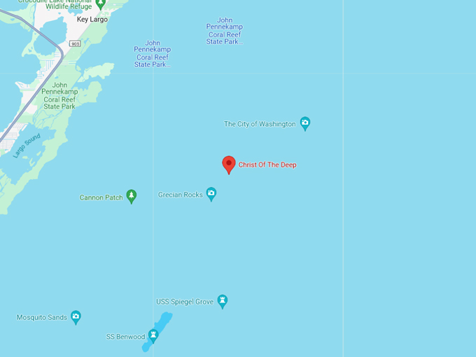 christ of the abyss 10 map