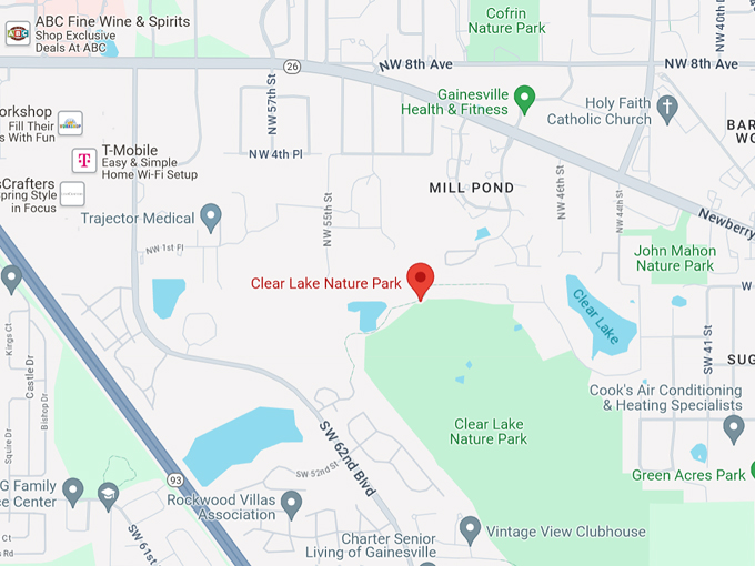 clear lake nature park map