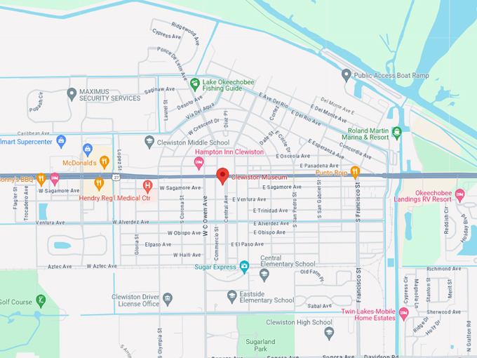 clewiston museum 10 map