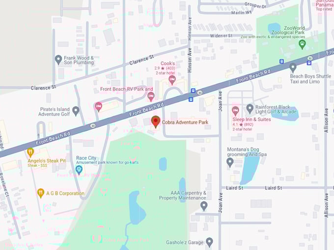 Cobra Adventure Park 10 map