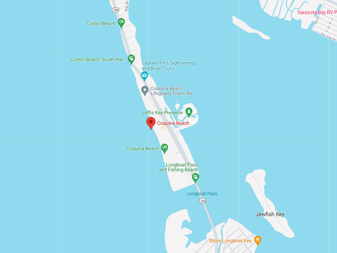 coquina baywalk 10 map