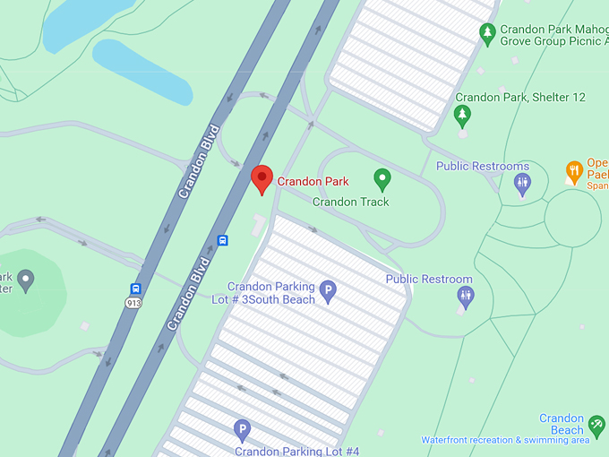 crandon park zoo 10 map