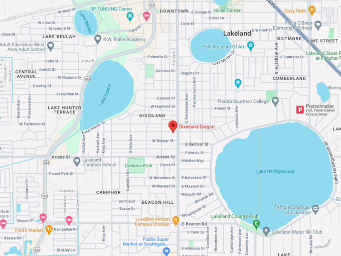 dixieland dragon 10 map