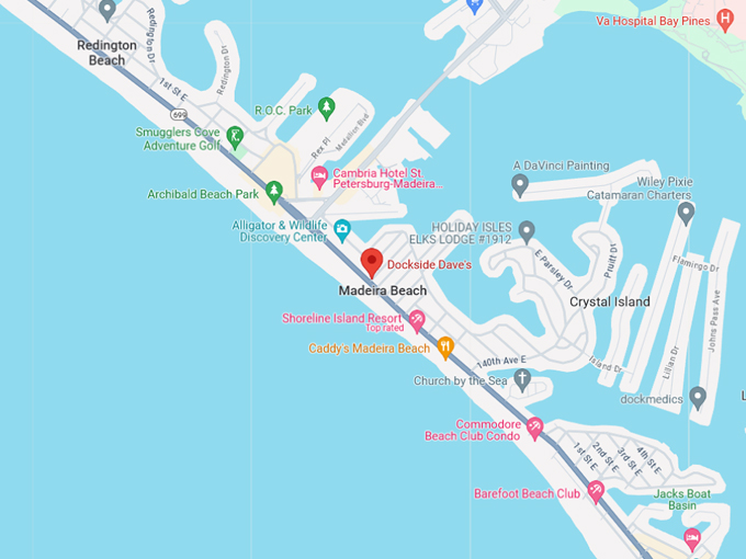 dockside daves 10 map