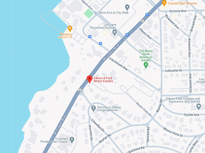 edison ford winter estates 10 map