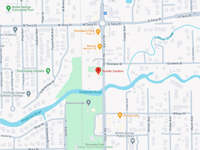 everglades wonder gardens 10 map