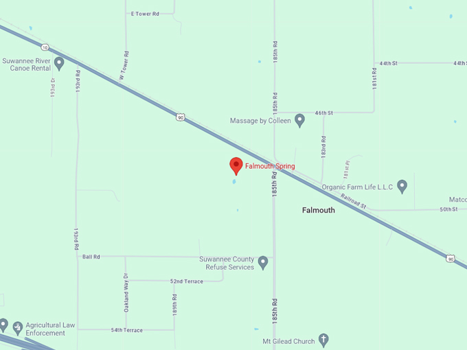 falmouth springs 10 map