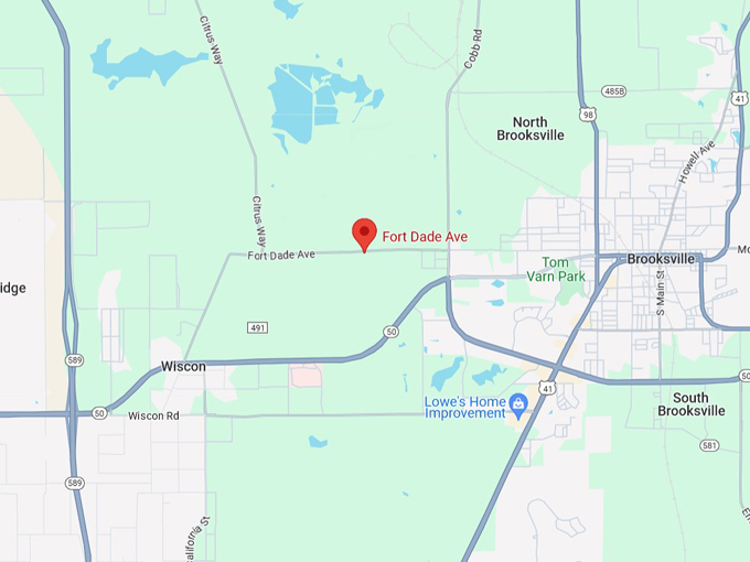 fort dade avenue 10 map