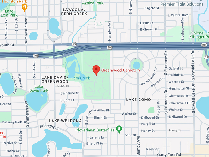 greenwood cemetery 10 map