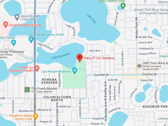 harry p. leu gardens 10 map