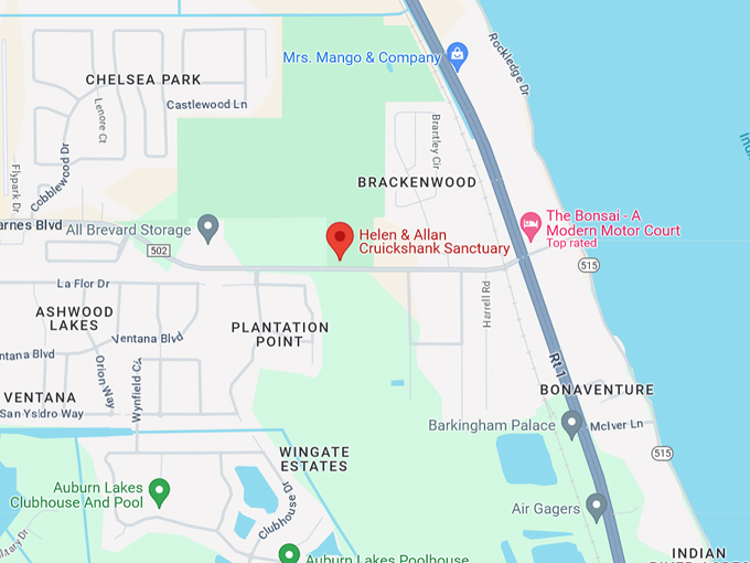 helen and allan cruickshank sanctuary 10 map