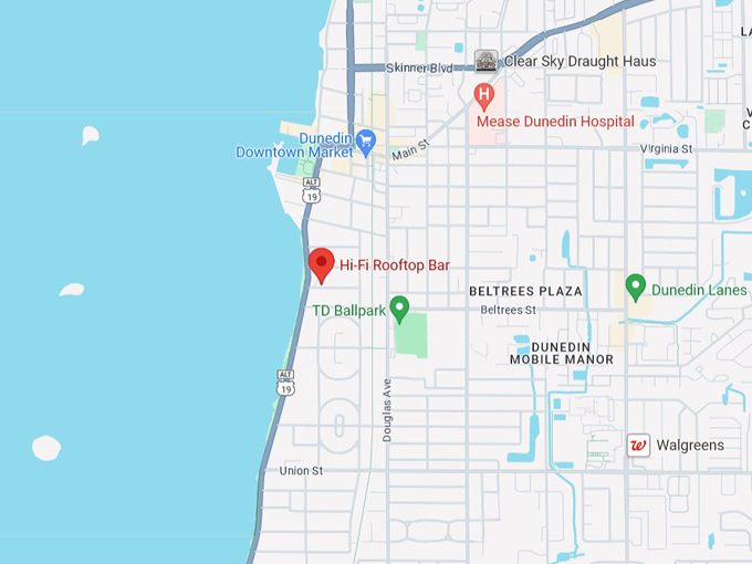 hi fi rooftop bars fenway hotel 10 map