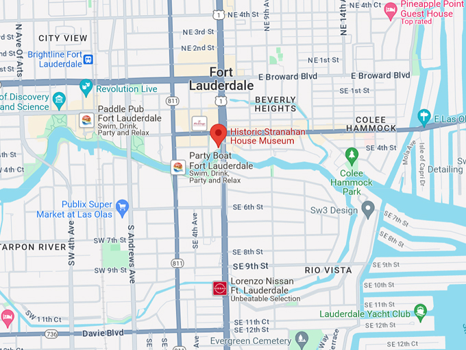 historic stranahan house museum 10 map