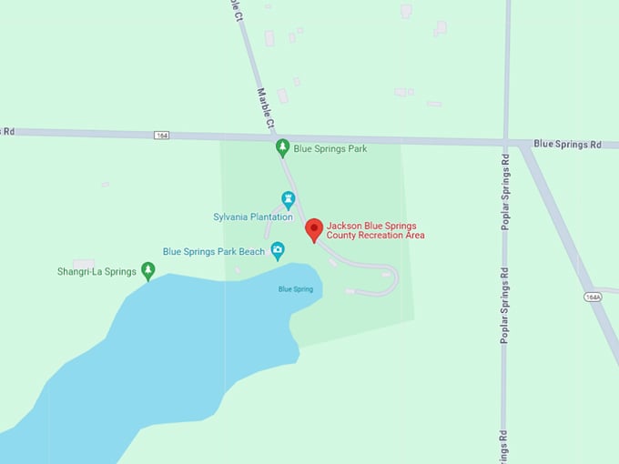 jackson blue springs 10 map