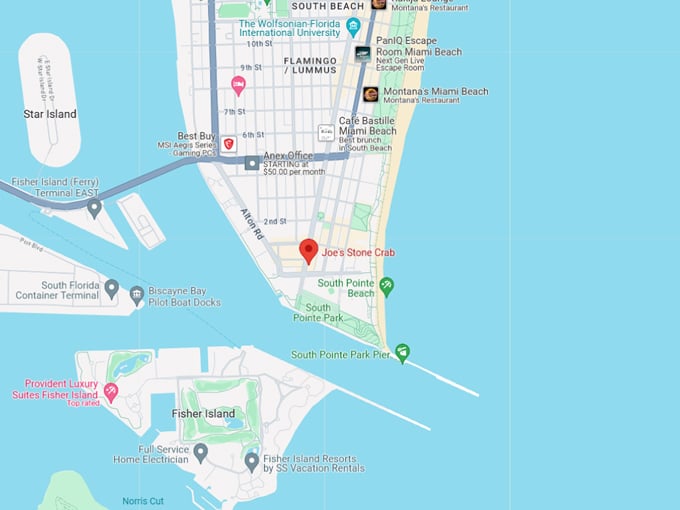 joes stone crab 10 map