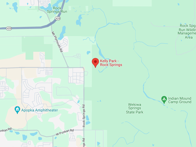 kelly park rock springs 10 map
