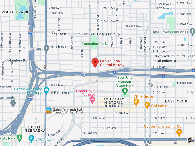 la segunda central bakery 10 map