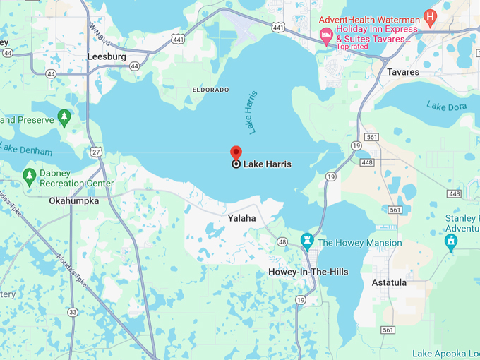 lake harris 10 map