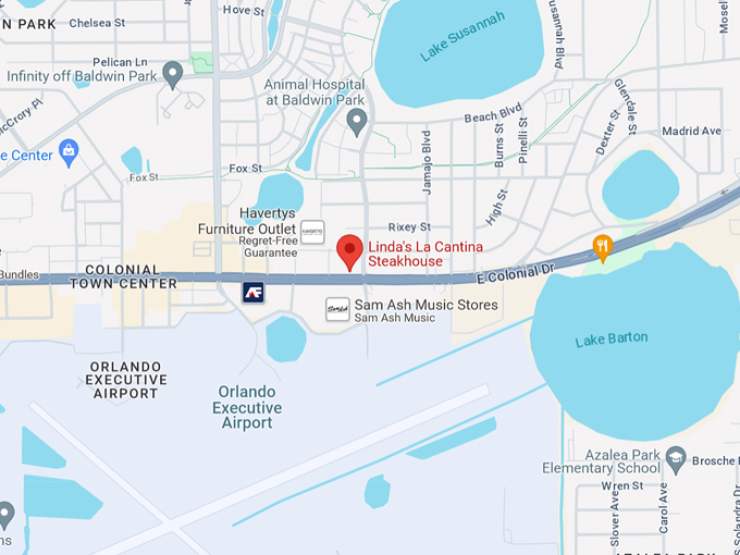 lindas la cantina steakhouse 10 map