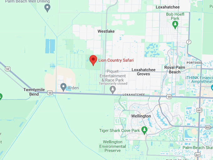 lion country safari 10 map