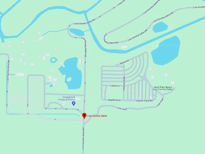 lion country safari 10 map