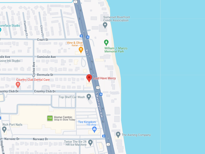 loyd have mercy restaurant 10 map