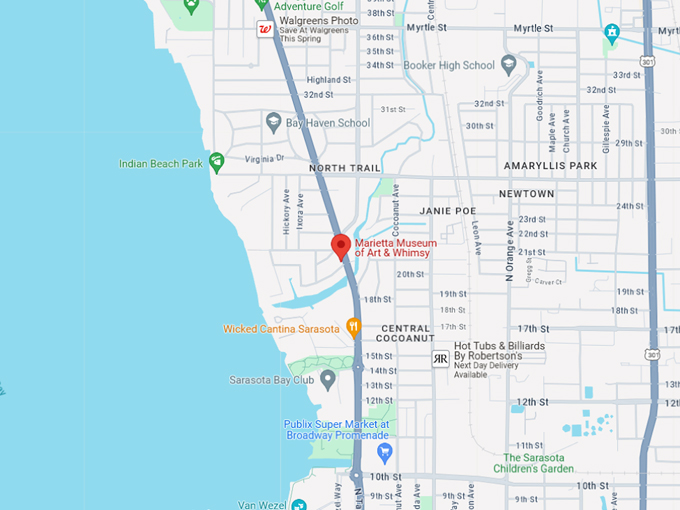 marietta whimsy museum 10 map
