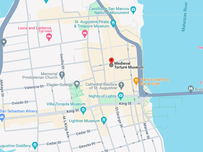 medieval torture museum 10 map