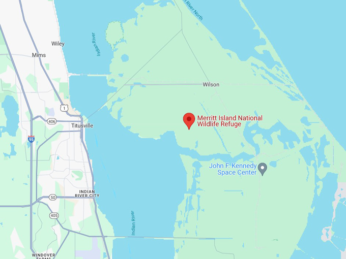 merritt island national wildlife refuge 10 map
