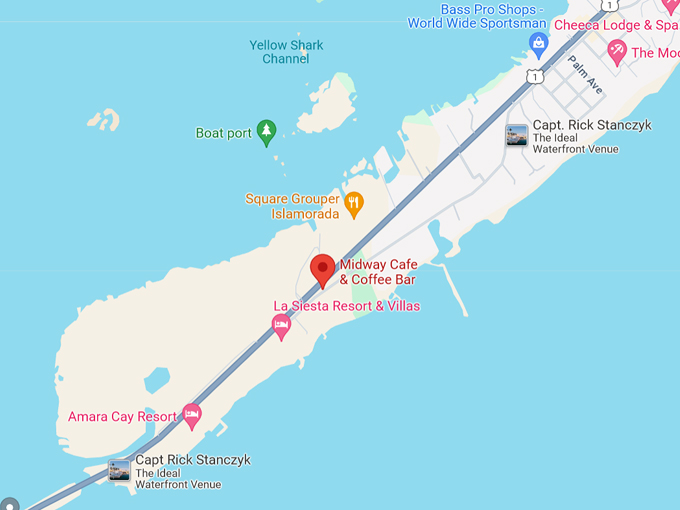 midway cafe and coffee bar 10 map