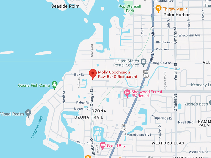 Molly Goodhead's Raw Bar & Restaurant 10 map