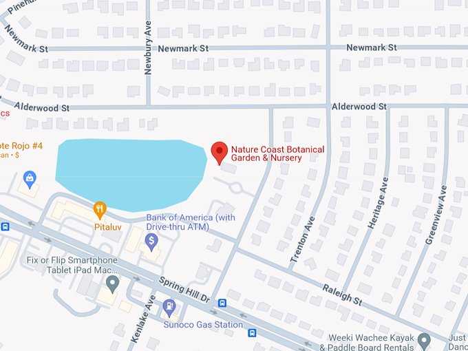 nature coast botanical gardens loop 10 map