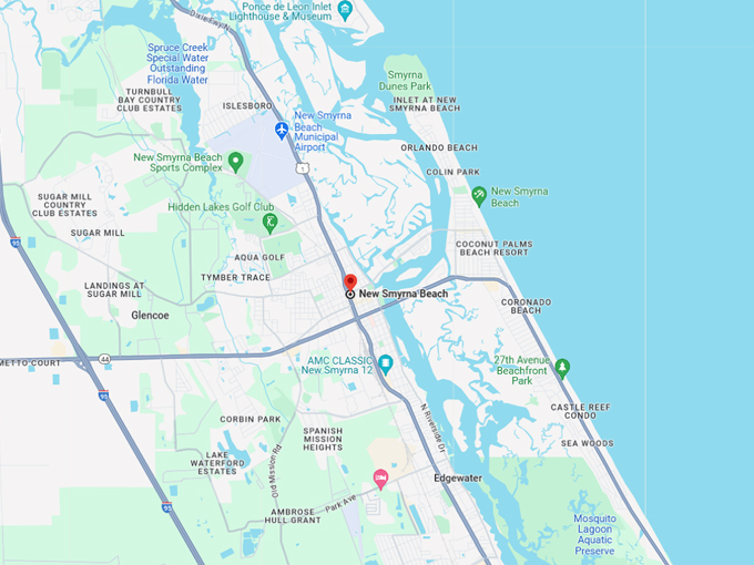 New Smyrna Beach10 map