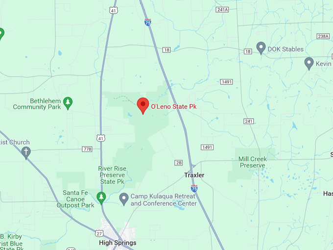 oleno state park 10 map