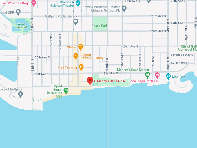 omaddys bar grille 10 map